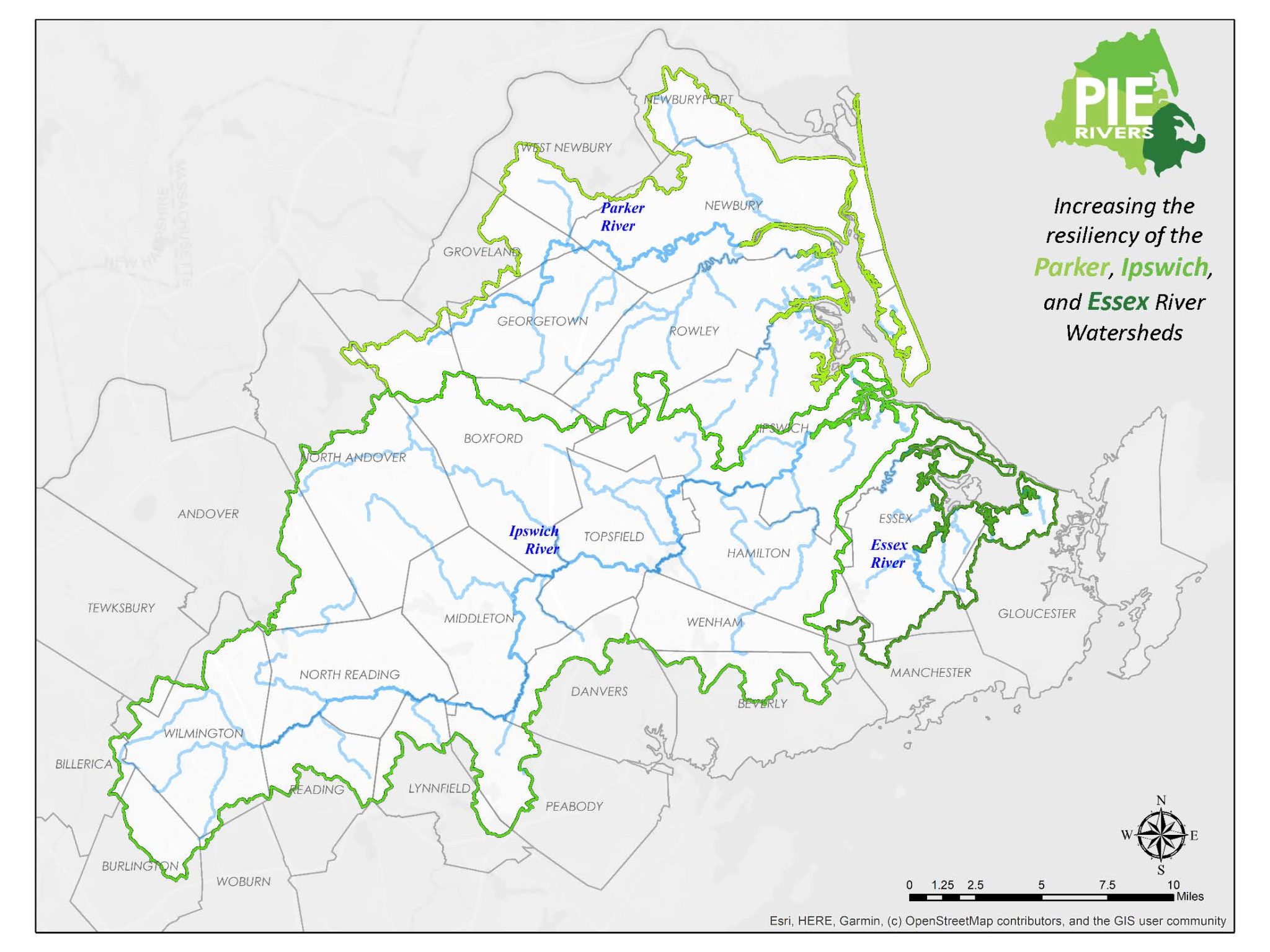 The Region – PIE-Rivers Partnership